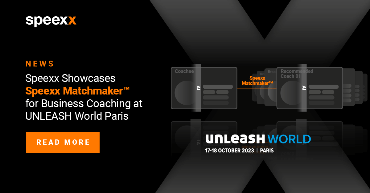 Speexx Matchmaker at UNLEASH World 2023 Speexx Matchmaker at UNLEASH World 2023