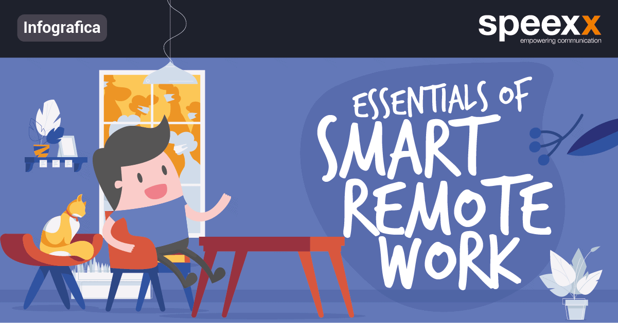 Infografica - Essentials of Smart Remote Work - Speexx