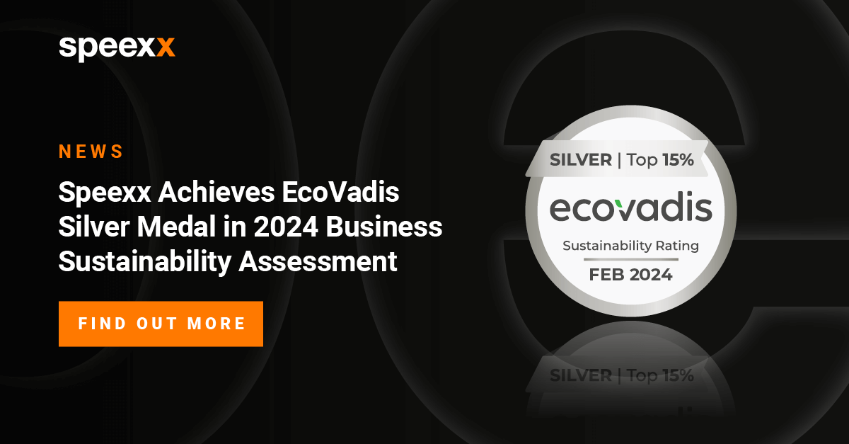Speexx Achieves EcoVadis Silver Medal in 2024 Business Sustainability Assessment - Speexx