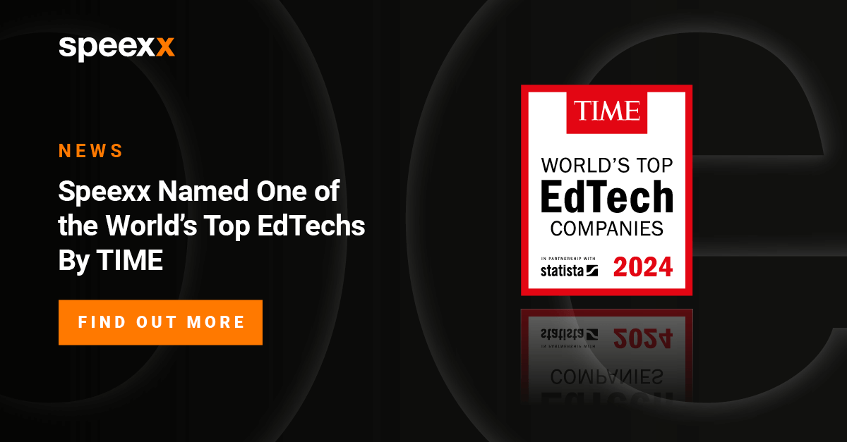 Speexx Named One of the World’s Top EdTechs By TIME