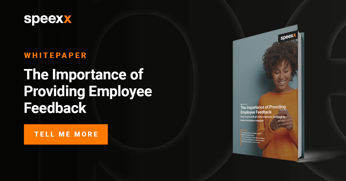 The Importance of Providing Employee Feedback - Speexx