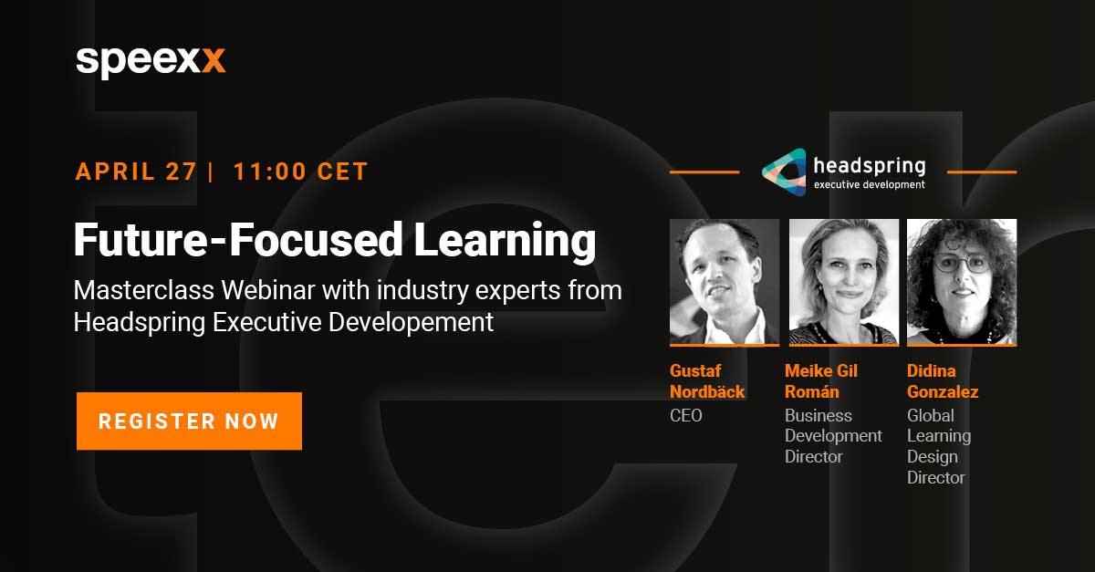 Masterclass Webinar - Future Focused Learning - Speexx